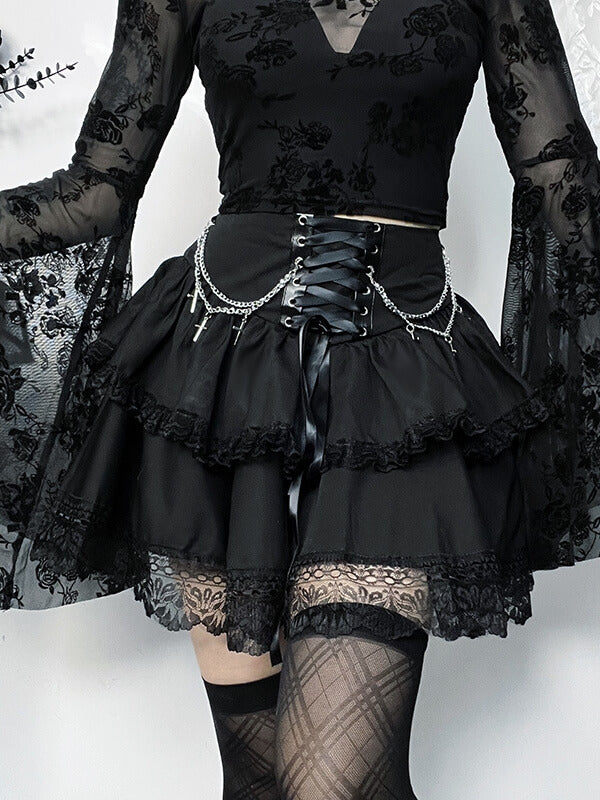 Fairy goth chains skirt – Cutiekill