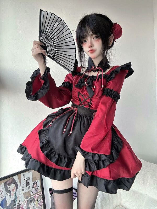 Gothic devil lolita maid dress – Cutiekill