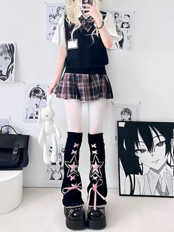Star ribbons y2k leg warmers – Cutiekill